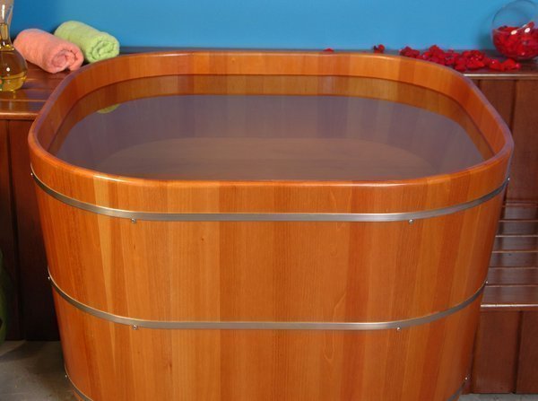 Ofurô Square Cônico 100 cm | Sol e Ar Lagoa Santa